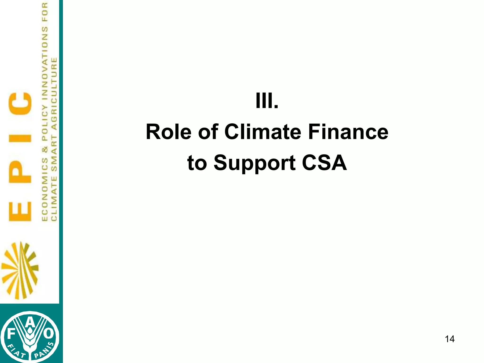 Climate-Smart Agriculture (CSA): An Overview | PDF