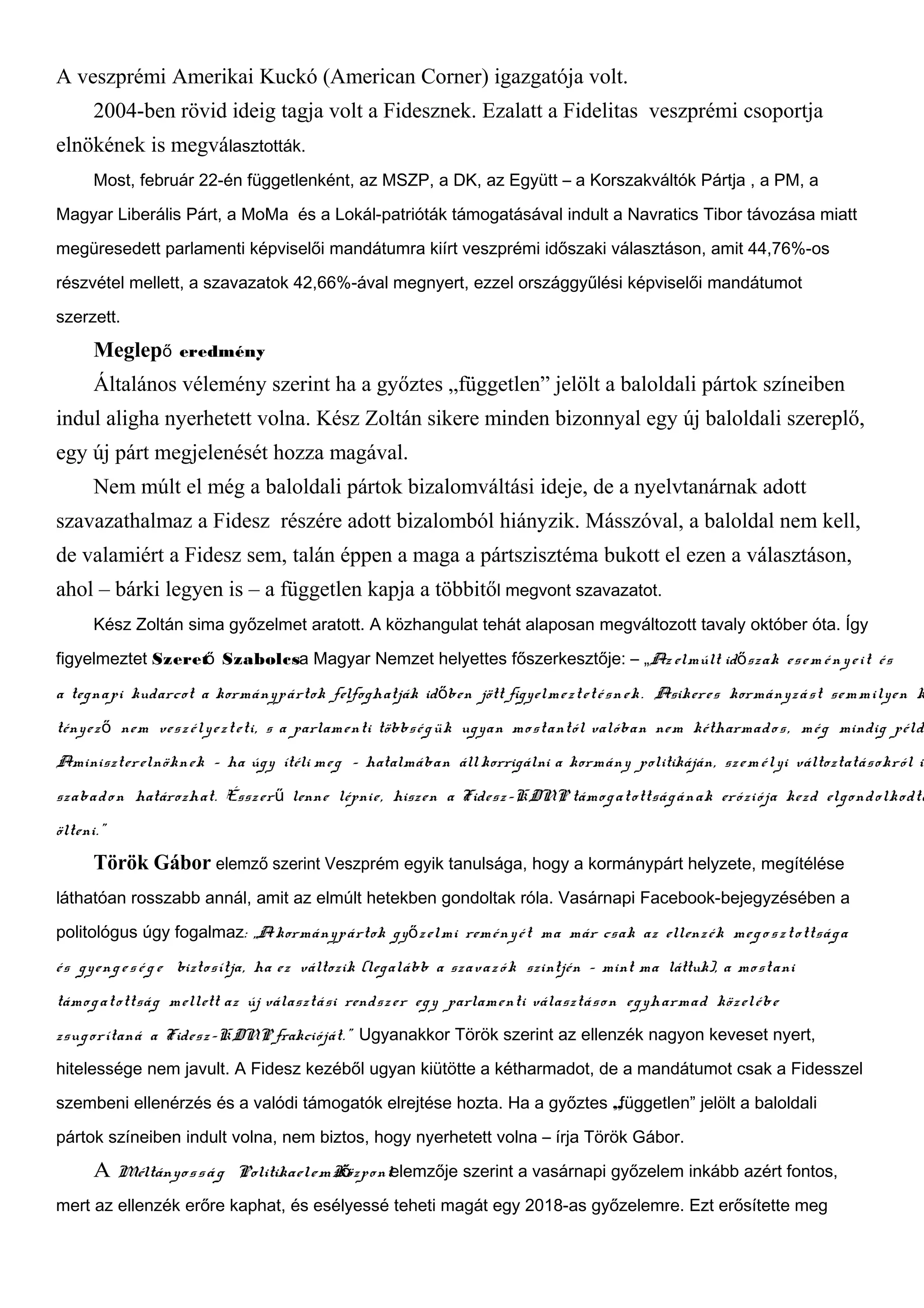 Veszprém nem Waterloo | PDF