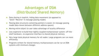 Distributed Shared Memory Systems | PPTX | Computer Networking | Computing