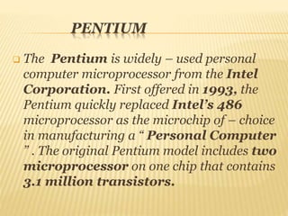 Processors and its Types | PPTX