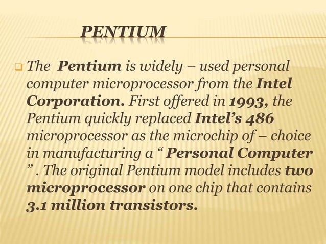 Processors and its Types | PPTX