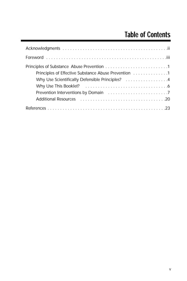 CSA Principles of Prevention | PDF | Substance Abuse | Diseases and ...