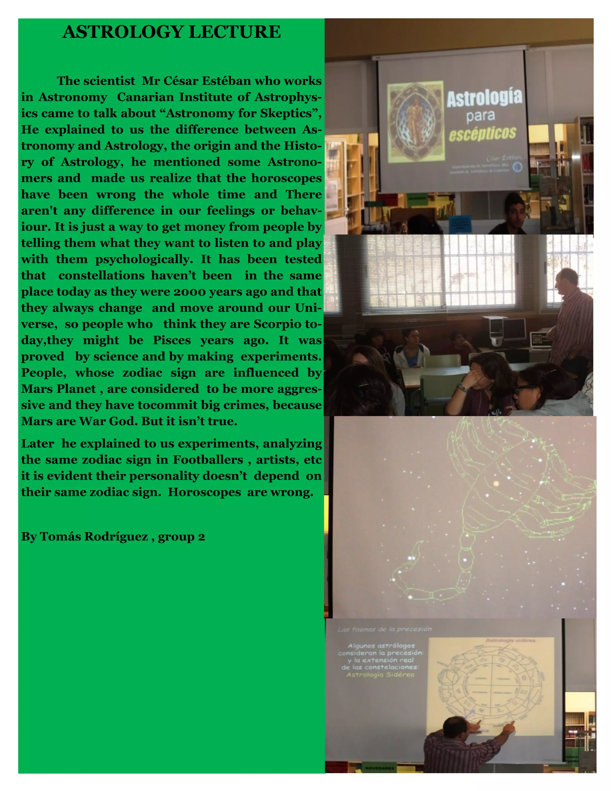Lecture about astrology | PDF