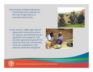 Transitioning to Climate-Smart Agriculture: What will it take? | PDF