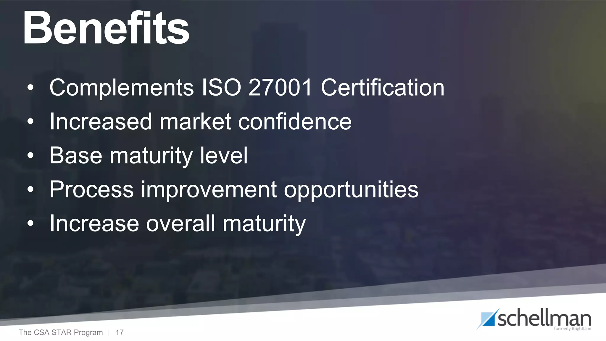 The CSA STAR Program: Certification & Attestation | PDF