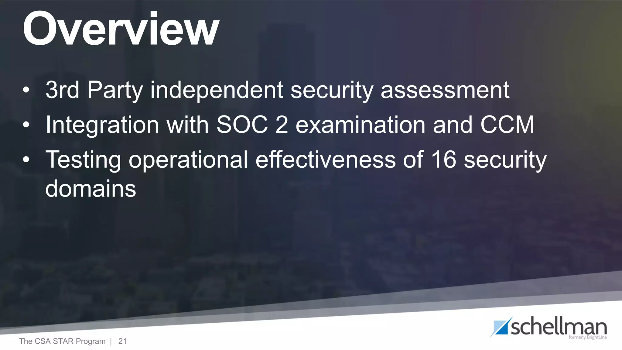 The CSA STAR Program: Certification & Attestation | PDF