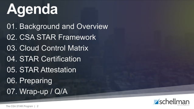 The CSA STAR Program: Certification & Attestation | PDF