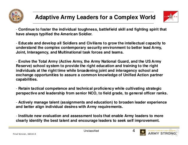 Chief of Staff, U.S. Army Strategic Priorities