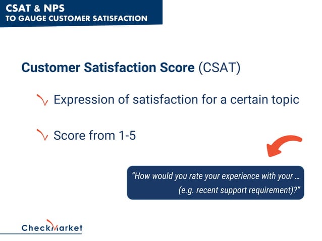 Measuring Customer Satisfaction: CSAT, CES and NPS compared | PDF ...