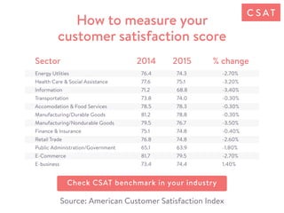 How to Measure Your Customer Satisfaction Score (CSAT) | PDF