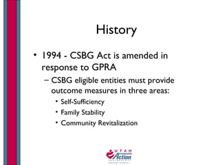 Introduction to CSBG | PPT