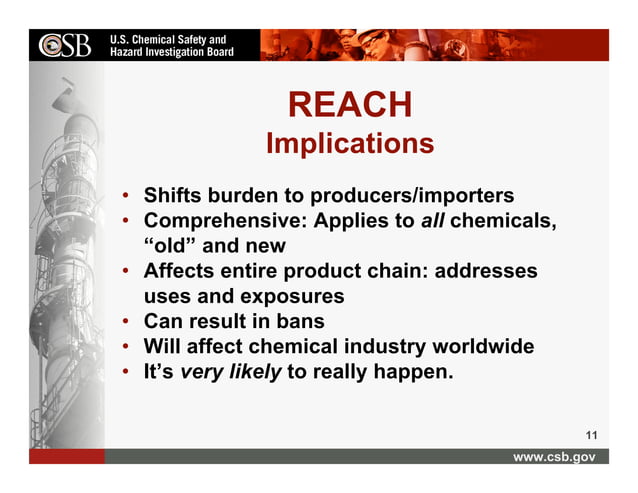 Chemical Safety Board History | PDF | Substance Abuse | Diseases and ...