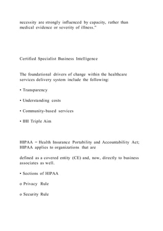 CSBI Course 1 Understanding the Industry | DOCX