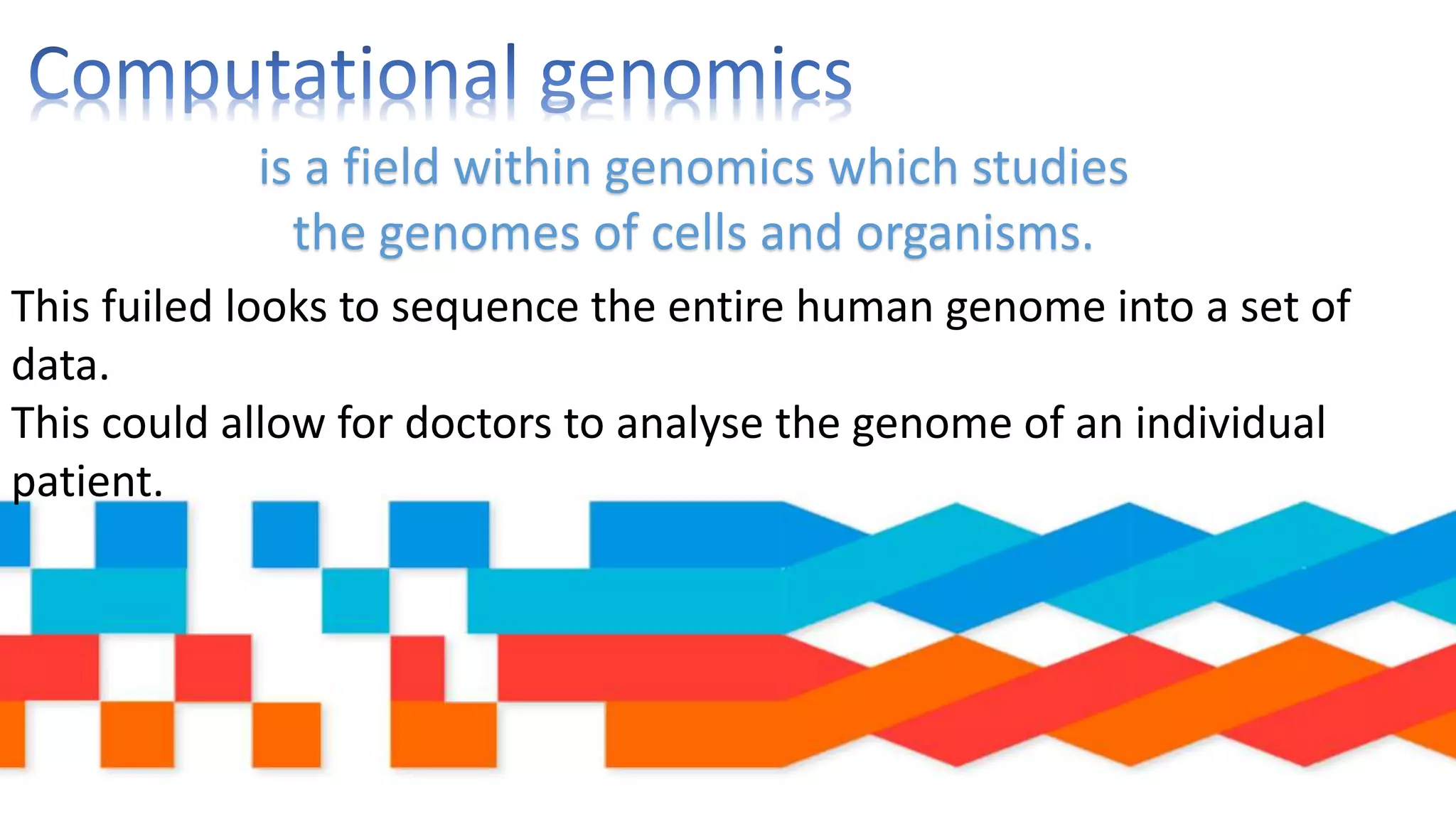 Computational biology | PPTX