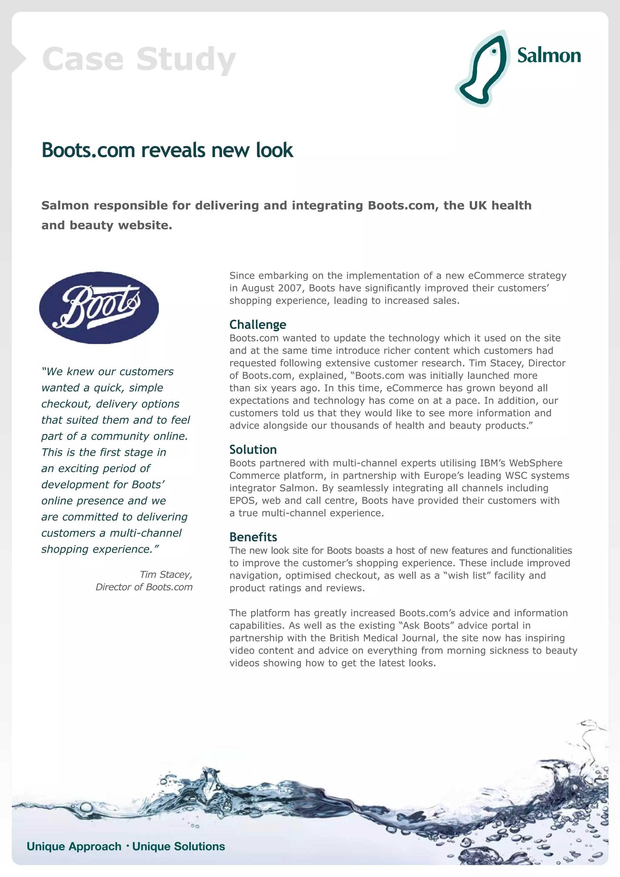 Boots eCommerce case study | PDF