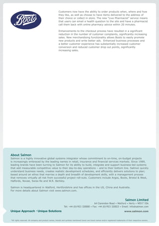 Boots eCommerce case study | PDF
