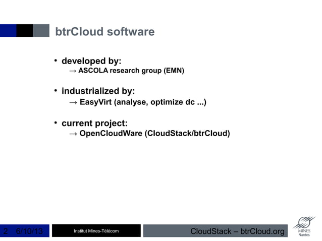 BtrCloud CloudStack Plugin | PPT