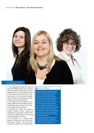 Case Study: BUPA | PDF