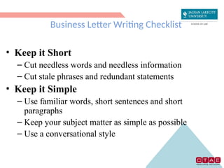 (CS) Business Letters for Organisations. | PPT