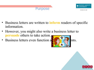 (CS) Business Letters for Organisations. | PPT