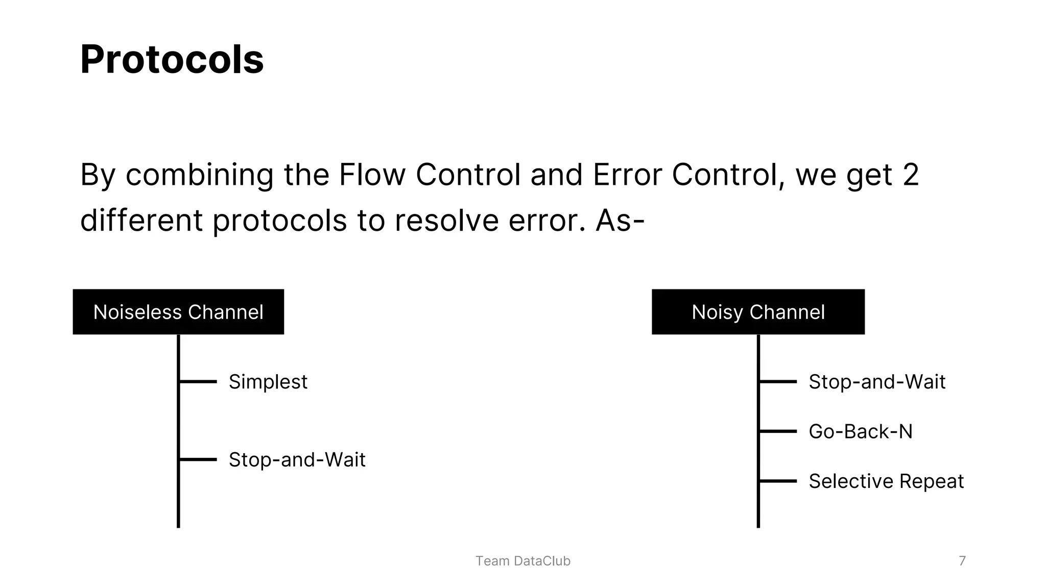 Flow Control and Error Control | PPTX