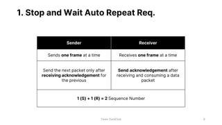 Flow Control and Error Control | PPTX