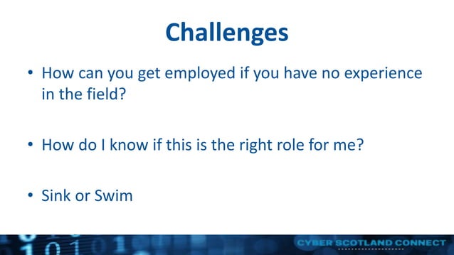 Cyber Scotland Connect: Getting into Cybersecurity (Deck 2) | PPTX