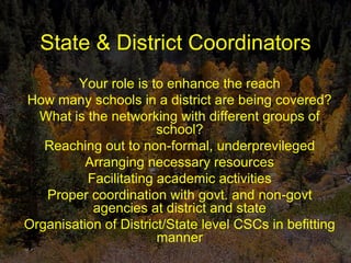 Csc roles & responsibility | PDF