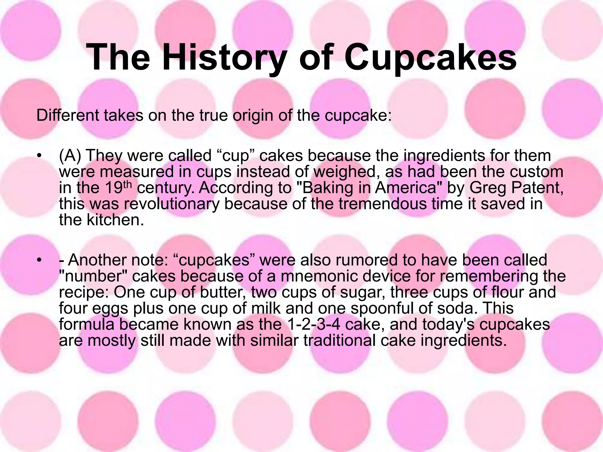 All About Cupcakes | PPTX