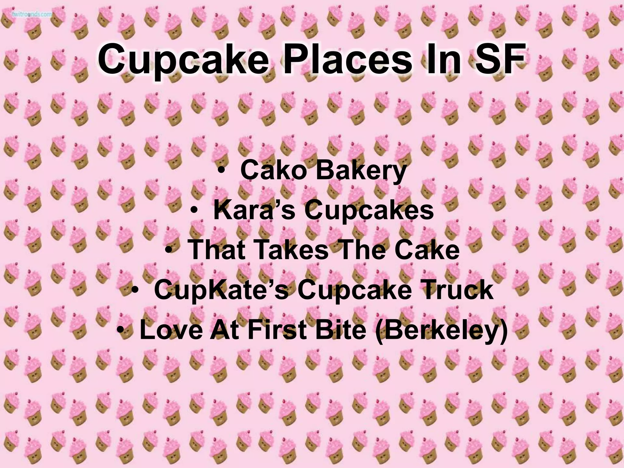 All About Cupcakes | PPTX