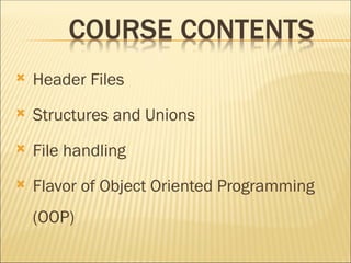 computer programming language c presenations 2 | PPT