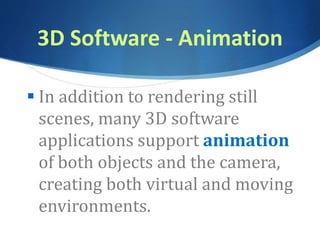 CSC103 3D Software & Technology | PPT