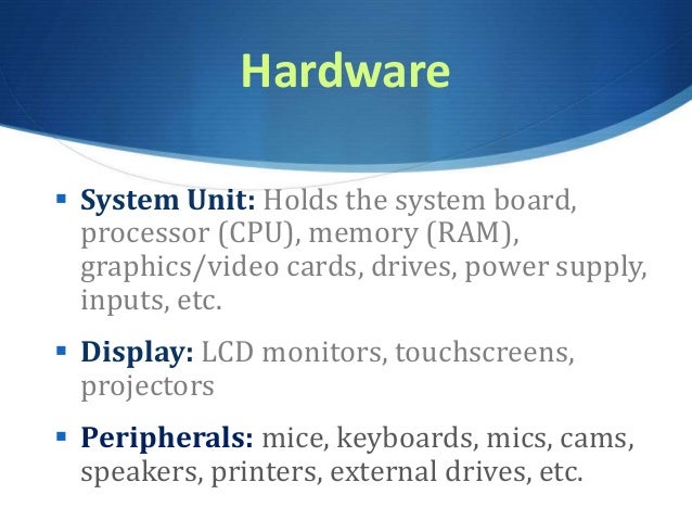 CSC103 Digital Devices: Device Basics