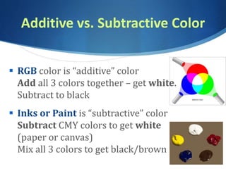 CSC103 Digital Images, Pixels, RGB Colors | PPTX