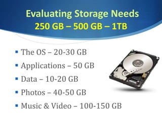 CSC103 Processing, Memory & Storage | PPT