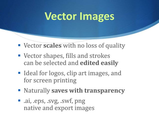 CSC103 Vector vs Raster Graphics | PPT