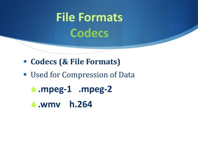 csc103 video editing overview | PPT