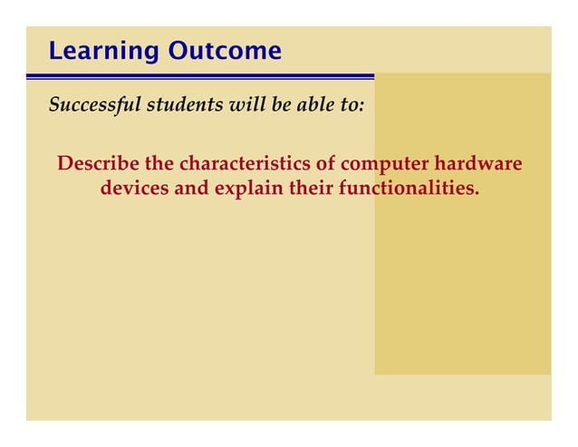 CSC1100 - Chapter02 - Components of the System Unit | PPT