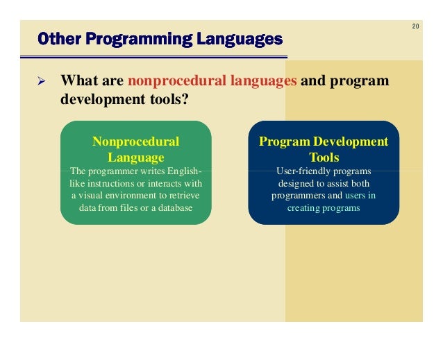 CSC1100 - Chapter11 - Programming Languages and Program Development