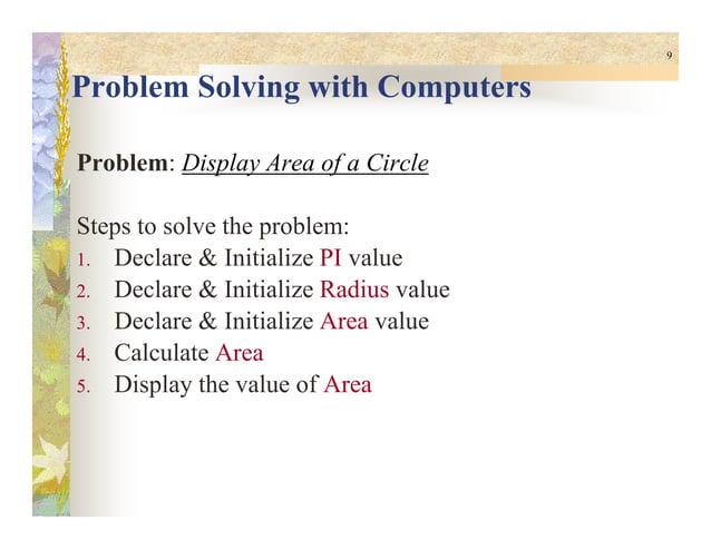 CSC1100 - Chapter12 - Flow Charts | PPT