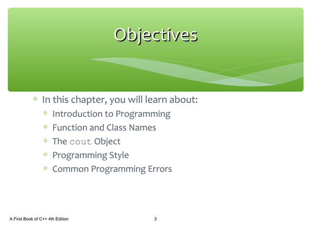 Csc1100 lecture01 ch01-pt1 | PPT