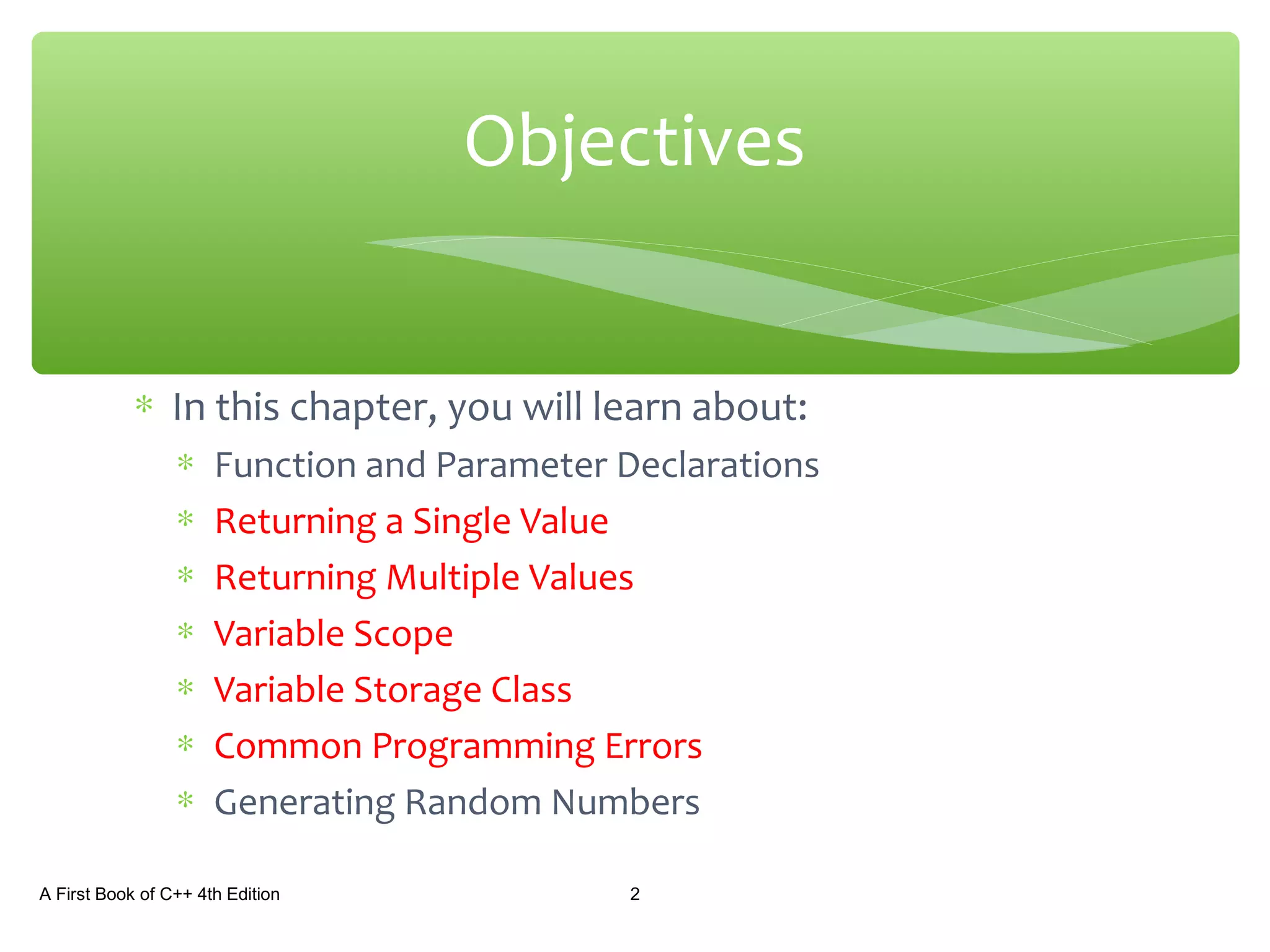 Csc1100 lecture06 ch06_pt2 | PPT