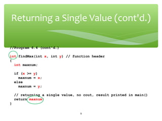 Csc1100 lecture06 ch06_pt2 | PPT