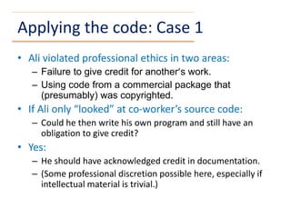 Professional Ethics and Codes of Conduct | PPT