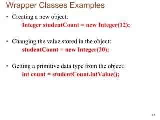CSC128_Part_1_WrapperClassesAndStrings_CenBNcj.ppt