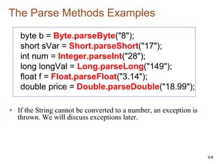CSC128_Part_1_WrapperClassesAndStrings_CenBNcj.ppt