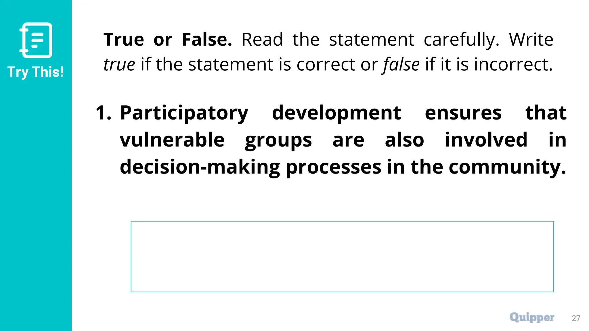 CSC 12 Q3 0406_PS_Participatory Development in Community Action ...