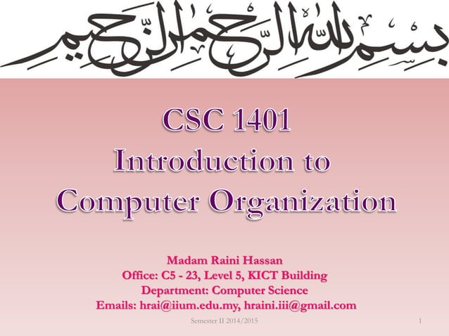 Csc1401 lecture05 - cache memory | PPT