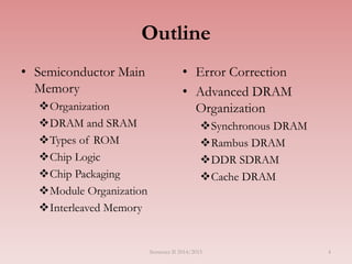 Csc1401 lecture06 - internal memory | PDF | Data Storage and ...