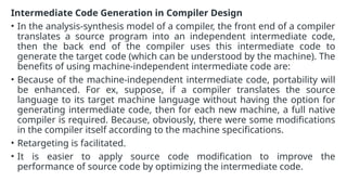 CSC 204 PASSES IN COMPILER CONSTURCTION.pptx | Programming Languages | Computing